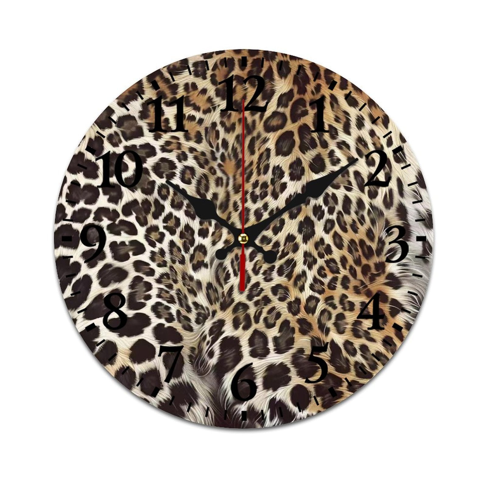 Aesthetic Leopard Wall Clock Modern Design Clocks Wall Hanging Home ...