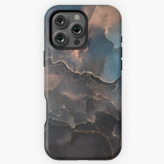 Aesthetic Marbled Luxury Fluid Art Abstract Fun iPhone Case 17 through ...