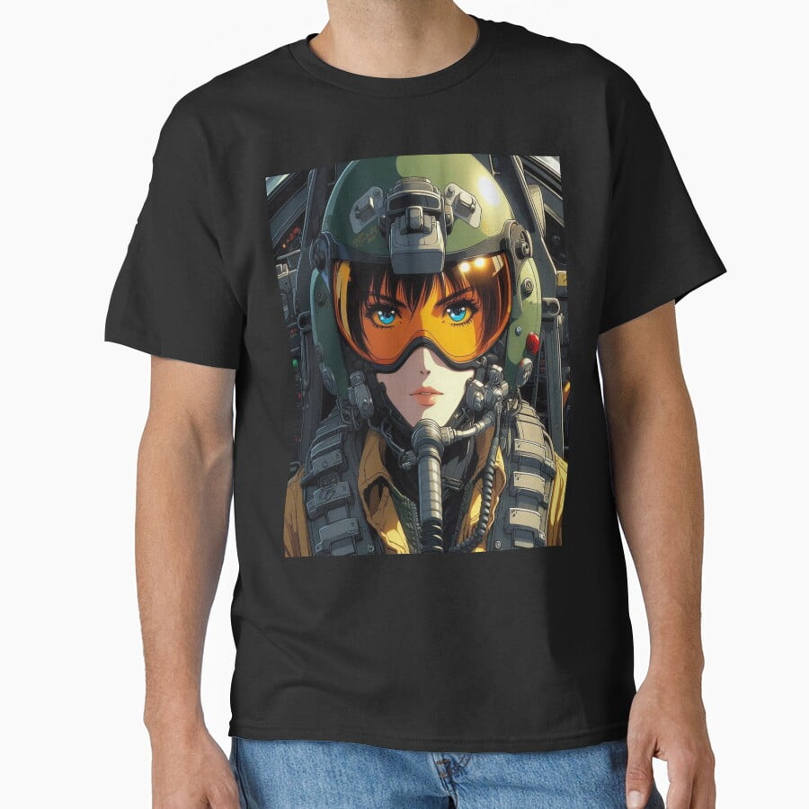 Aesthetic Melancholic Manga Panel Lonely Girl Stargazing Dreamy Top T ...
