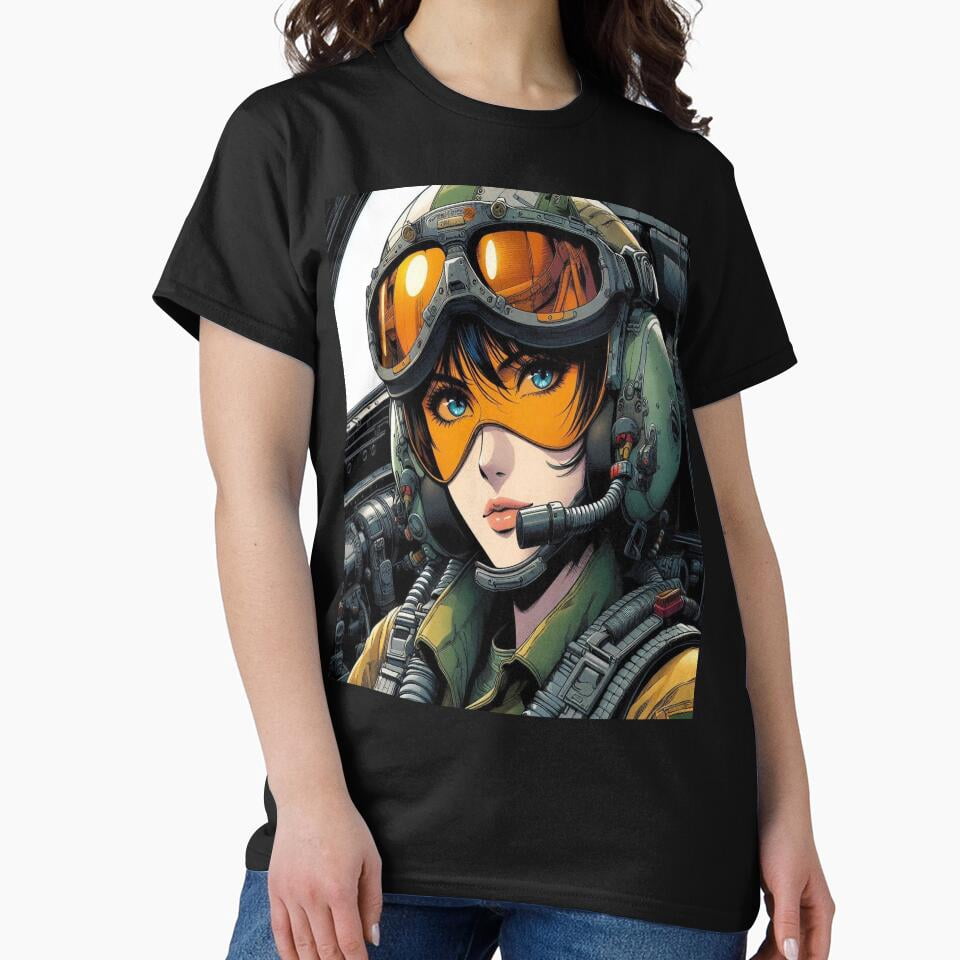 Aesthetic Melancholic Manga Panel Lonely Girl Stargazing Dreamy Top T ...