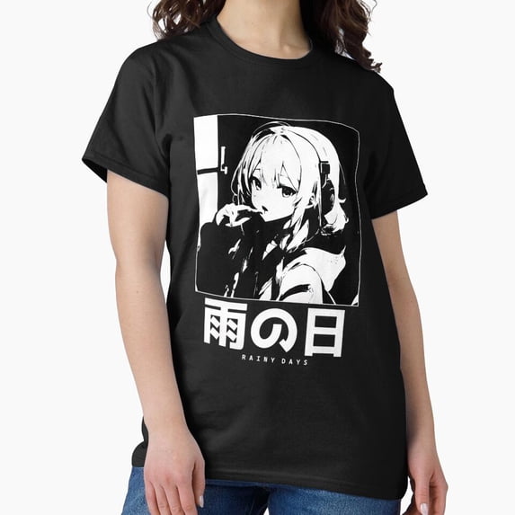 Aesthetic Melancholic Manga Panel Lonely Girl Stargazing Dreamy Top T ...