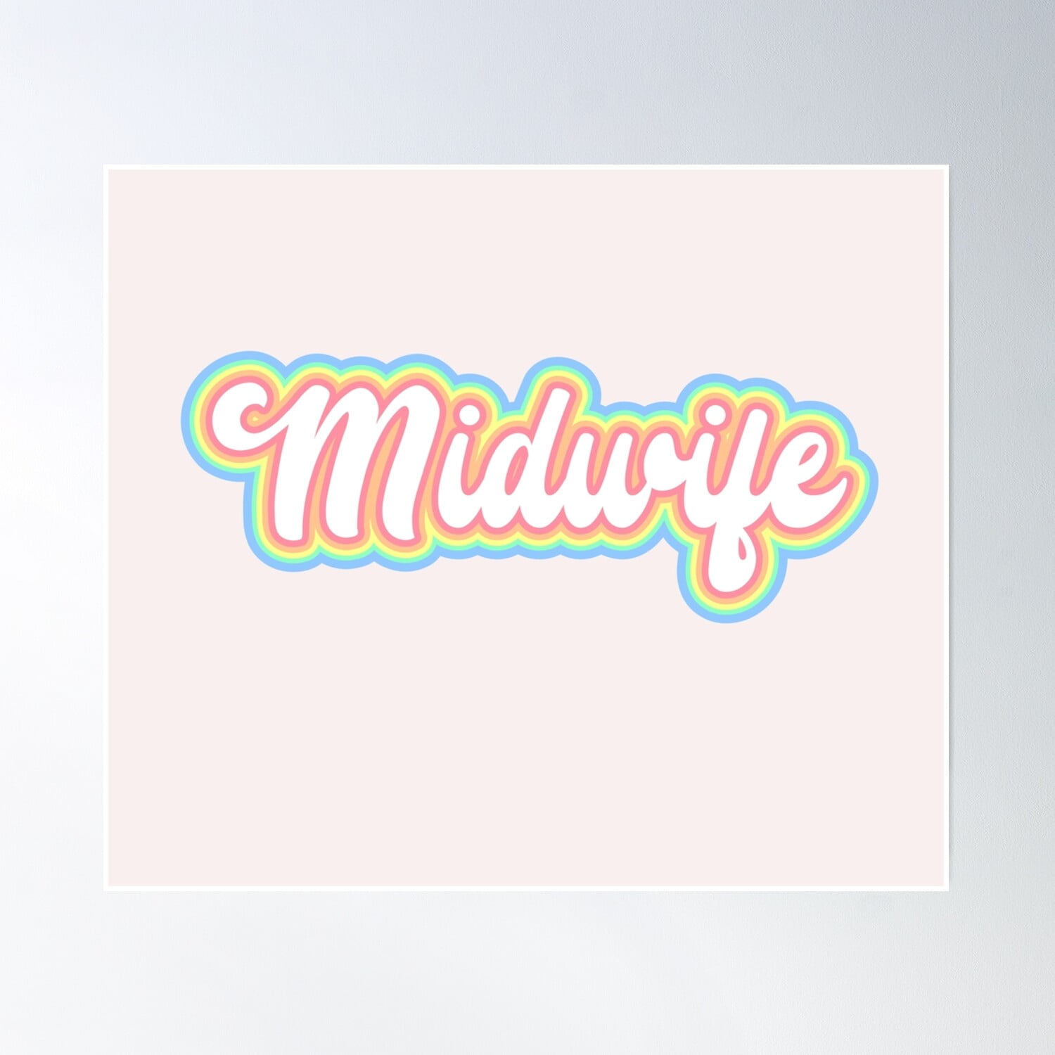 Aesthetic Midwife Retro Style | Design Apprentice Midwife | Student ...