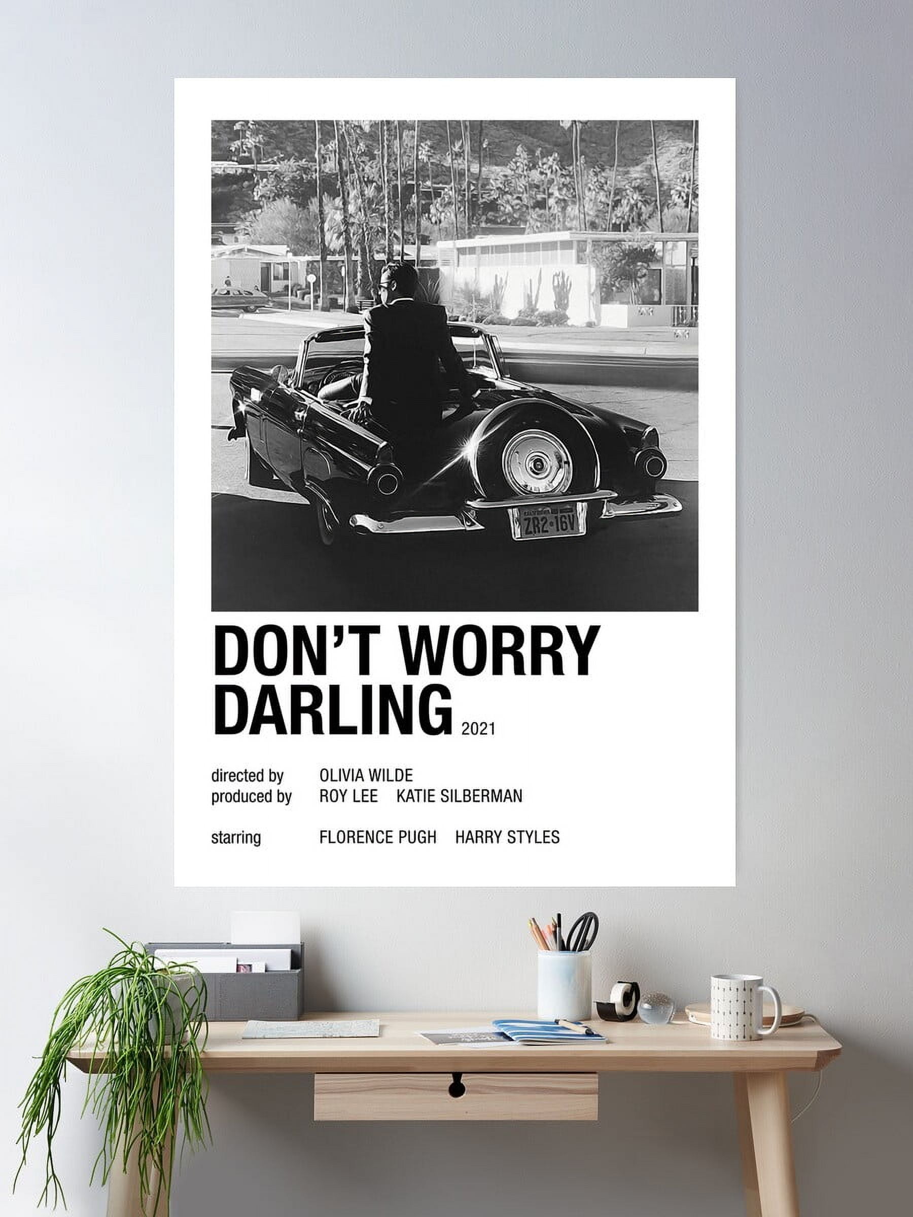 Aesthetic Minimalist Film Poster "Donâ€™T Worry Darling" (2021) With ...