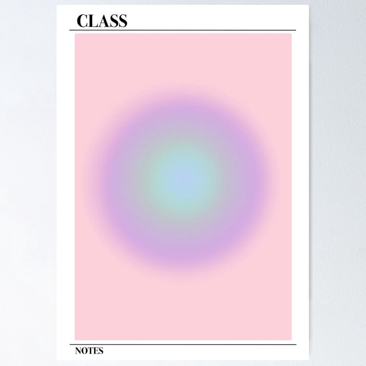 Aesthetic Notebook UNFRAMED Poster, 18x24 - Walmart.com