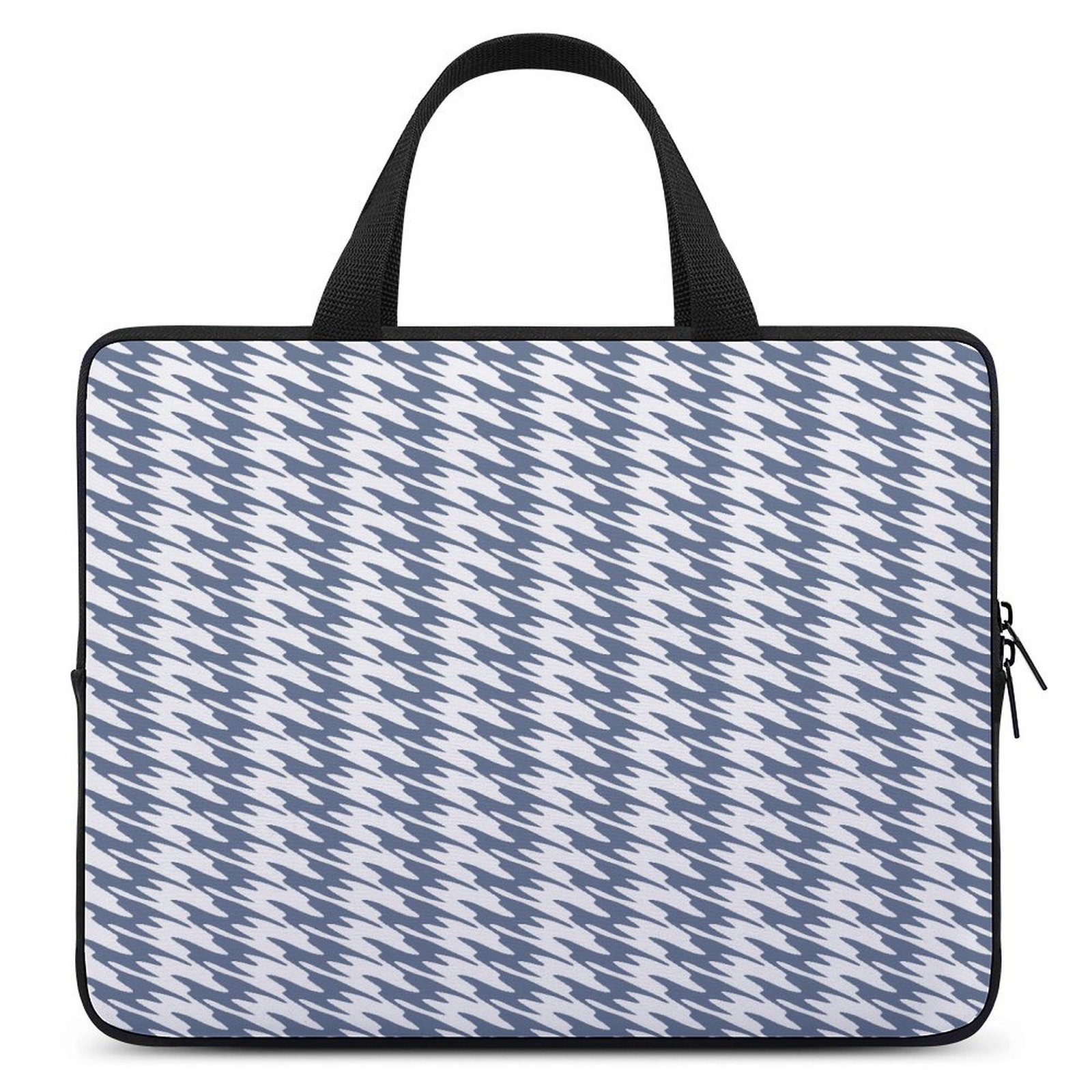 Aesthetic Pastel Blue And White Ripple Laptop Bag Women Man 10 12 13 15 ...