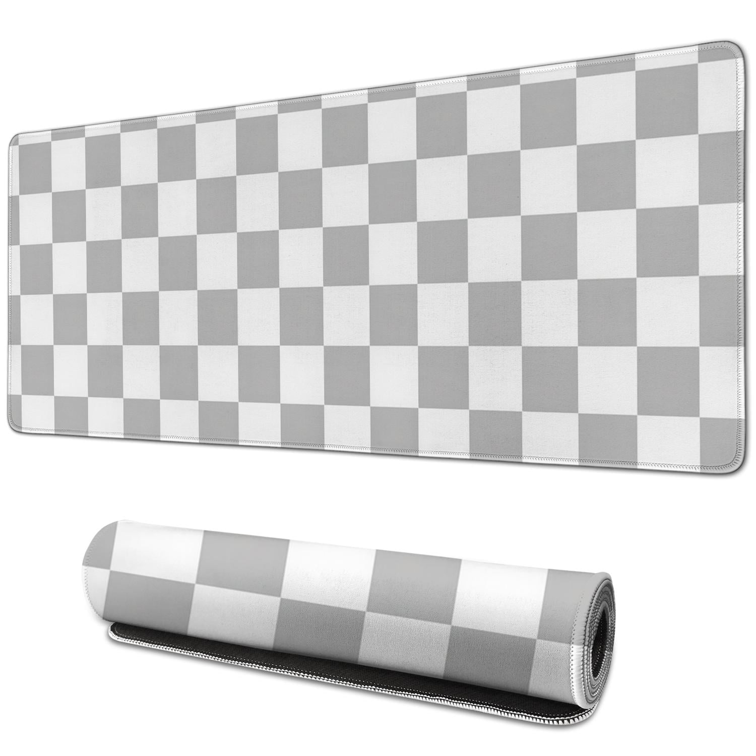 Aesthetic Pastel Checkered Desk Mat - Boost Your Workspace Appeal ...