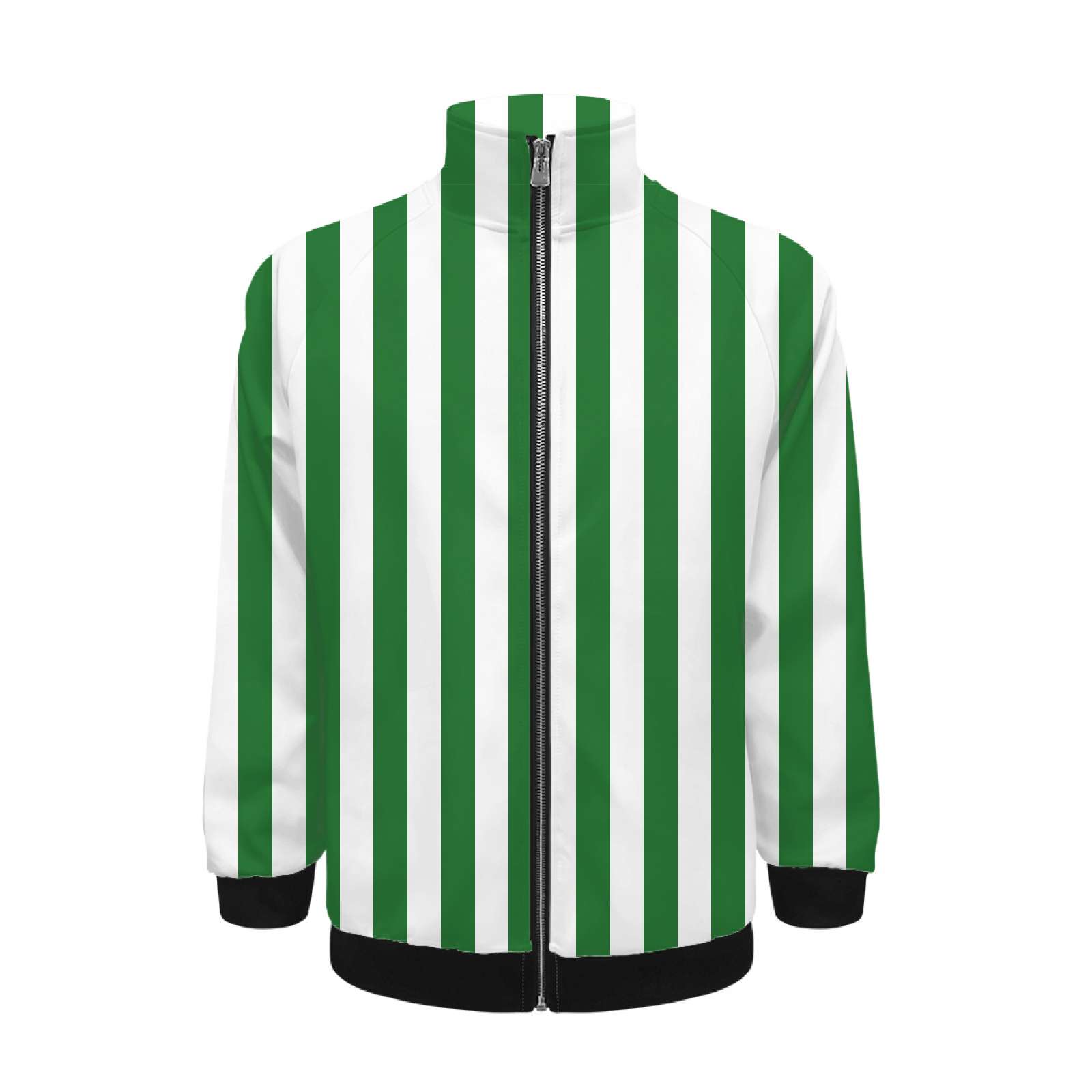 Aesthetic Patina Green And White Vertical Jacket Men's Street Cool Long ...