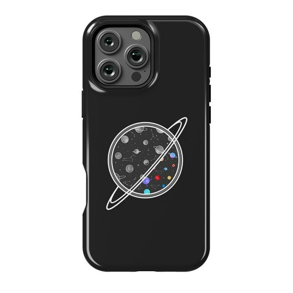 Aesthetic Planets Space Scene Phone Case for iPhone 11 12 13 14 15 16 ...