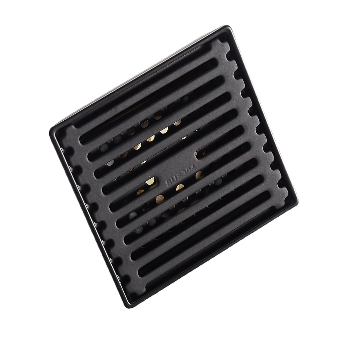 Aesthetic Plumbing Solution, Matte Black Finish Drain with Gravity ...