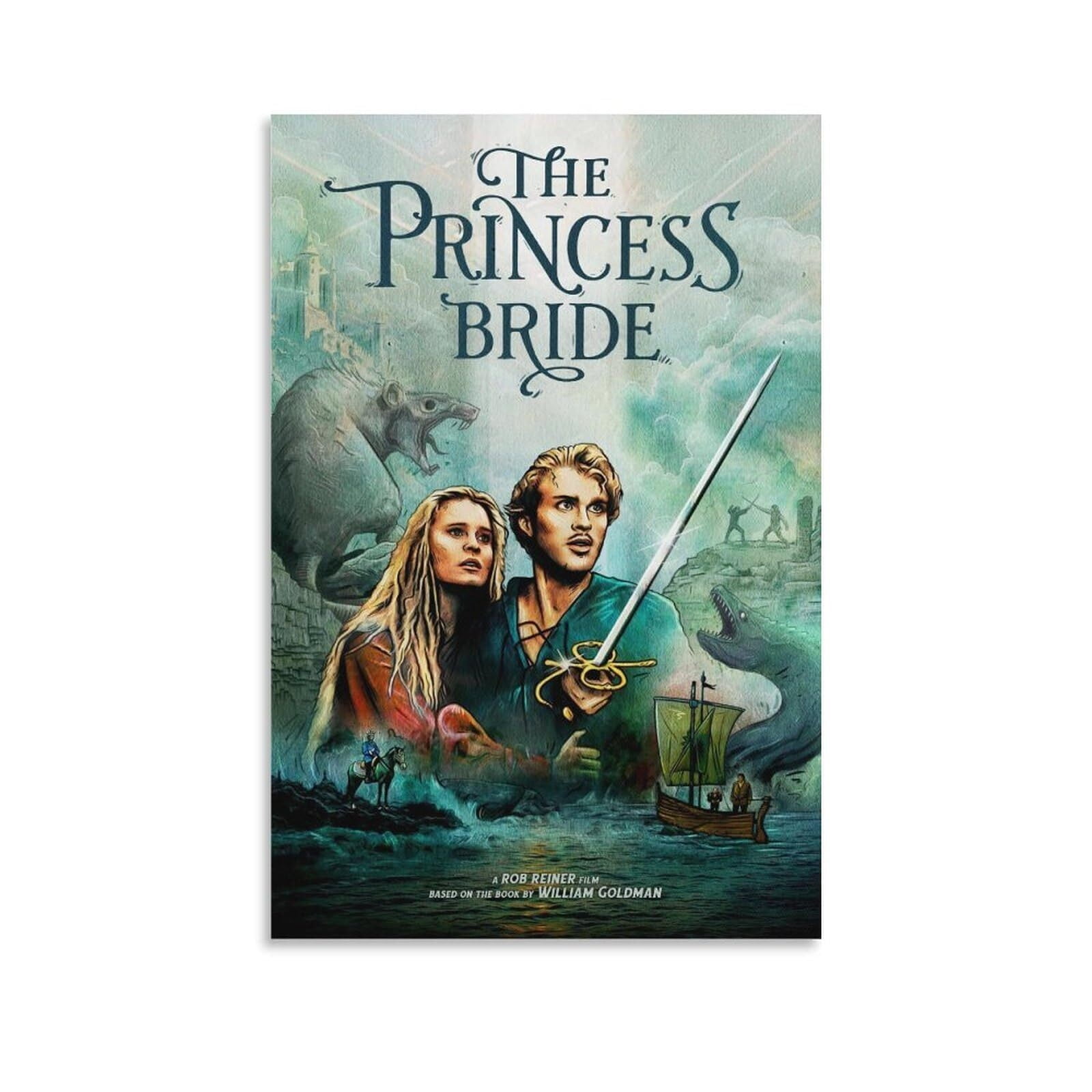Aesthetic Posters for Bedroom The Princess Bride Movie Poster Restroom ...