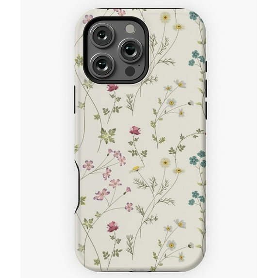 Aesthetic Pressed Flowers M19644 Phone case for iPhone 11 to 16 Pro Max ...