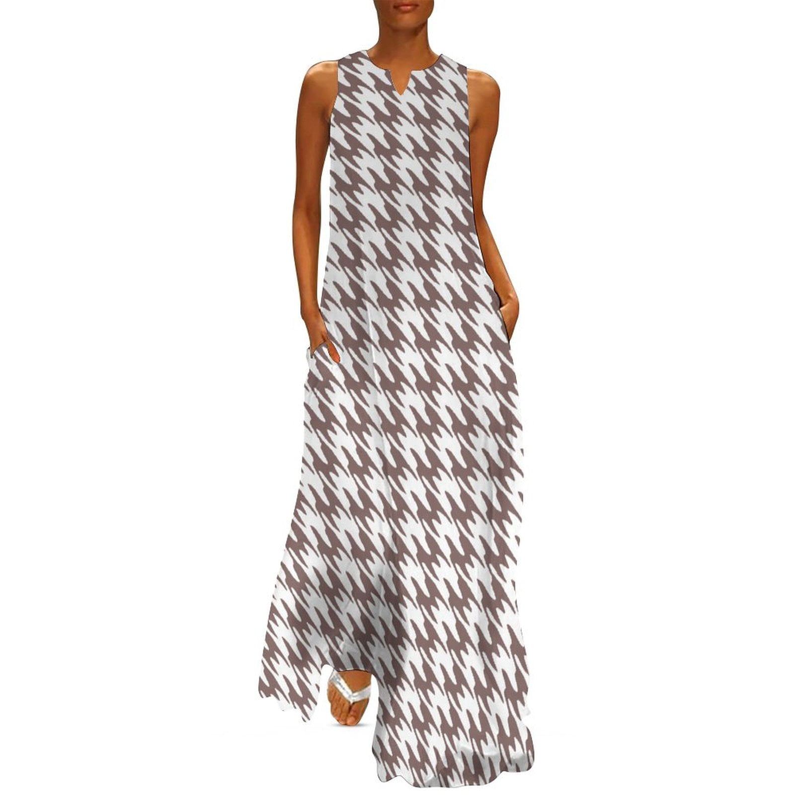 Aesthetic Purple Violet And White Ripple Long Dress Luxury Woman ...