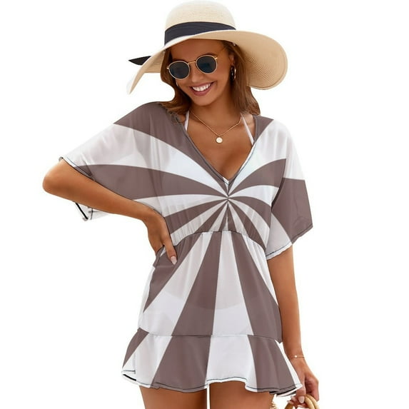 Aesthetic Purple Violet And White Sunburst Women's Luxury Party Dress ...