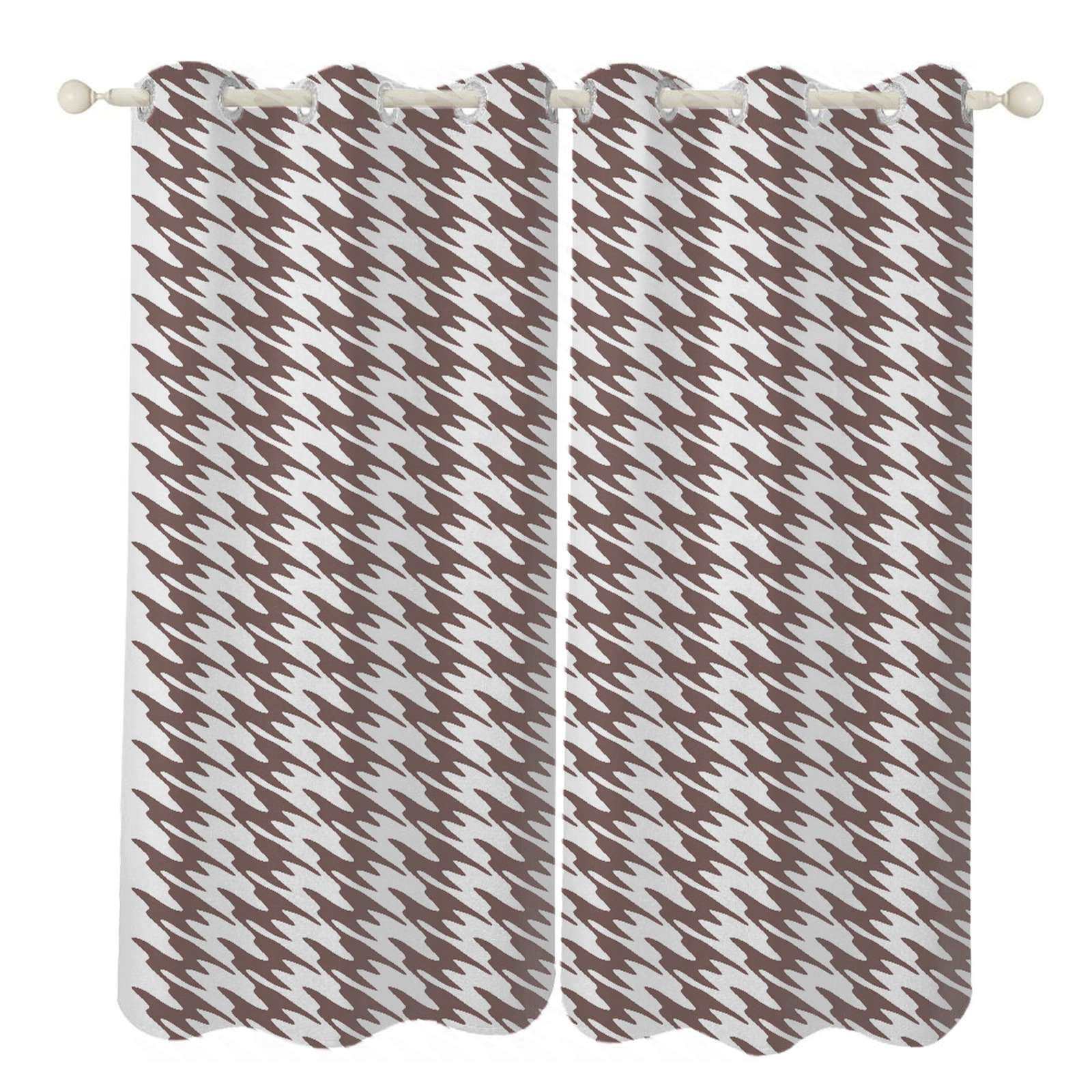 Aesthetic Purple Violet and White Ripple Sunshade Curtains Home Bedroom Living Room Dining Room ...