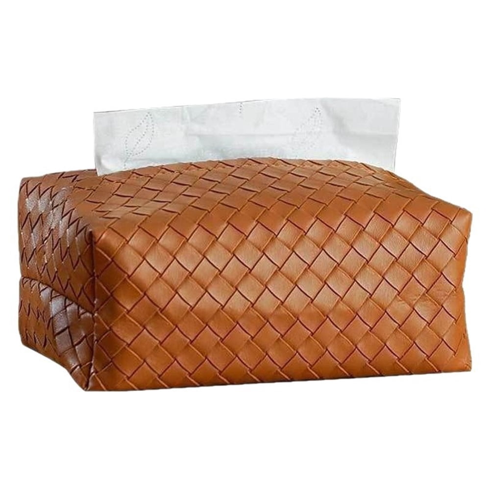 Aesthetic Rectangle Tissue Box Cover, High Flat Box Tissues Holder ...