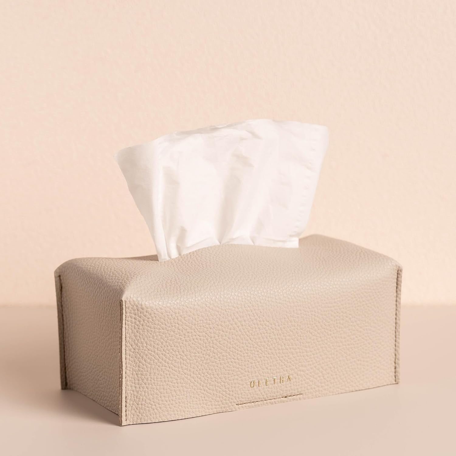 Aesthetic Rectangle Tissue Box Cover, Medium Flat Tissues Holder ...