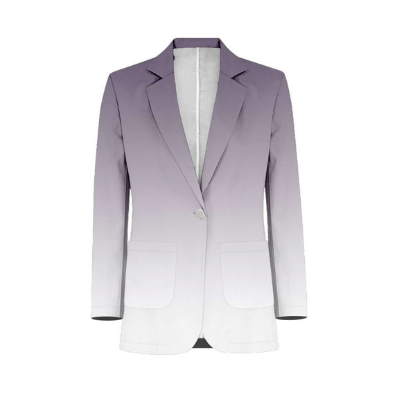 Aesthetic Red Lilac And White Gradient Men's Suit Blazer Casual Party ...