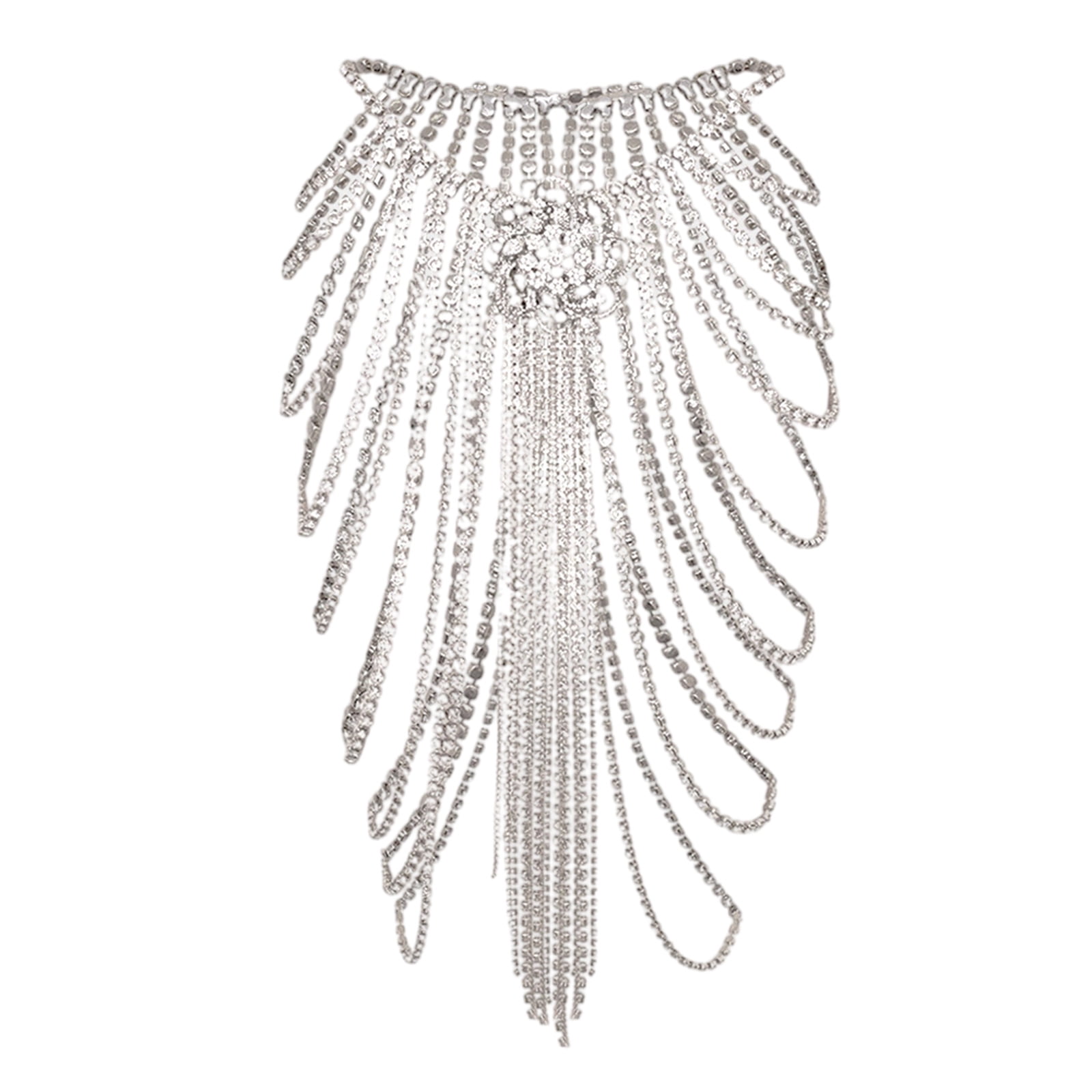 Aesthetic Rhinestones Chain for Women Waist Chain Belly Chain Elegant ...