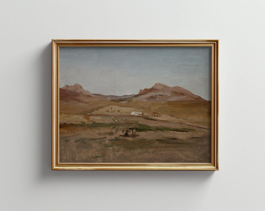 Aesthetic Room Decor Landscape Oil Painting Cottage Core Decor Preppy ...