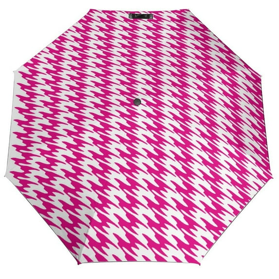 Aesthetic Rose Red And White Ripple Rain Umbrella Sun Protection Sun ...