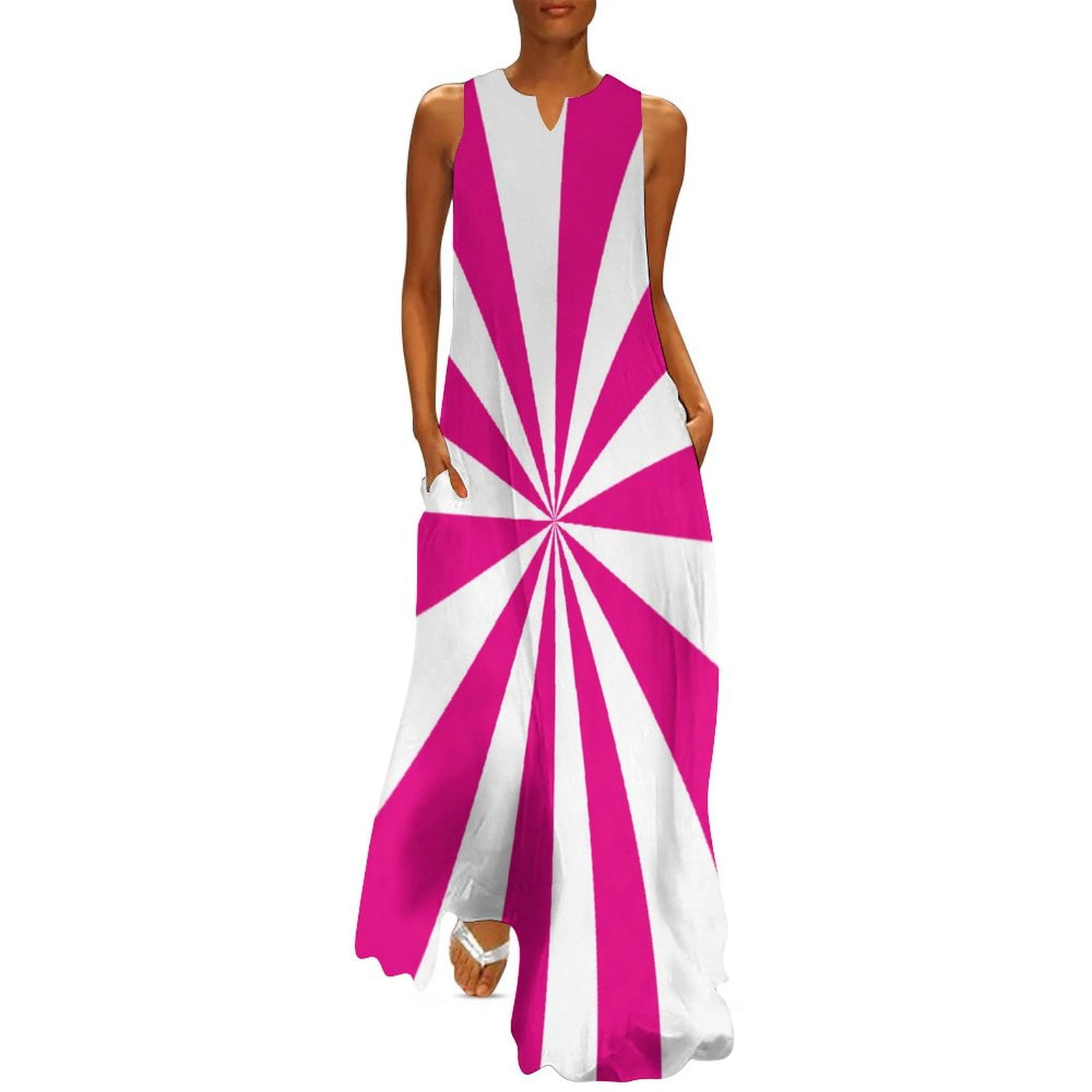 Aesthetic Rose Red And White Sunburst Long Dress Luxury Woman Evening Dress Long Veiled Dresses ...