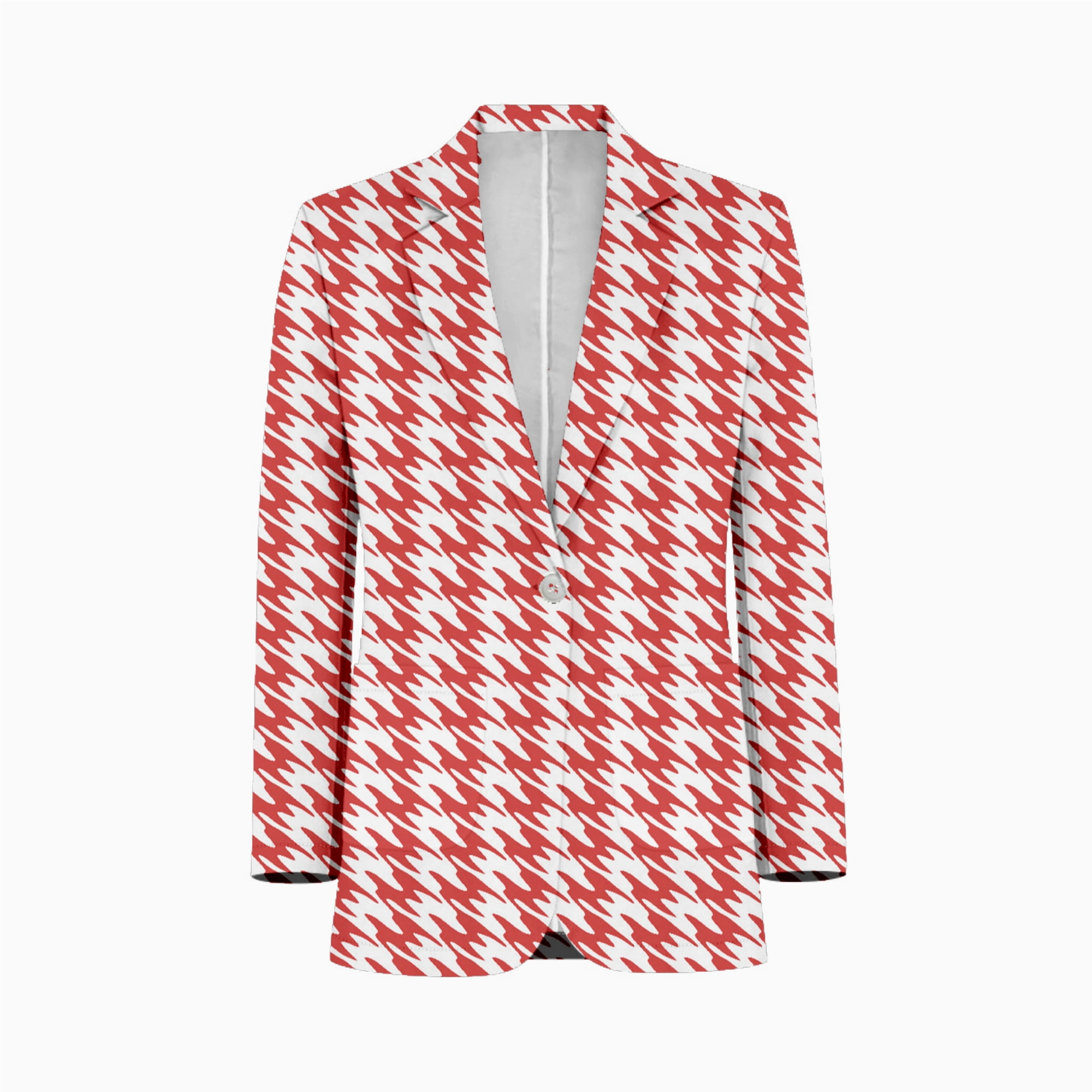 Aesthetic Rose and White Ripple Customized Men's Suits full man Shawl ...