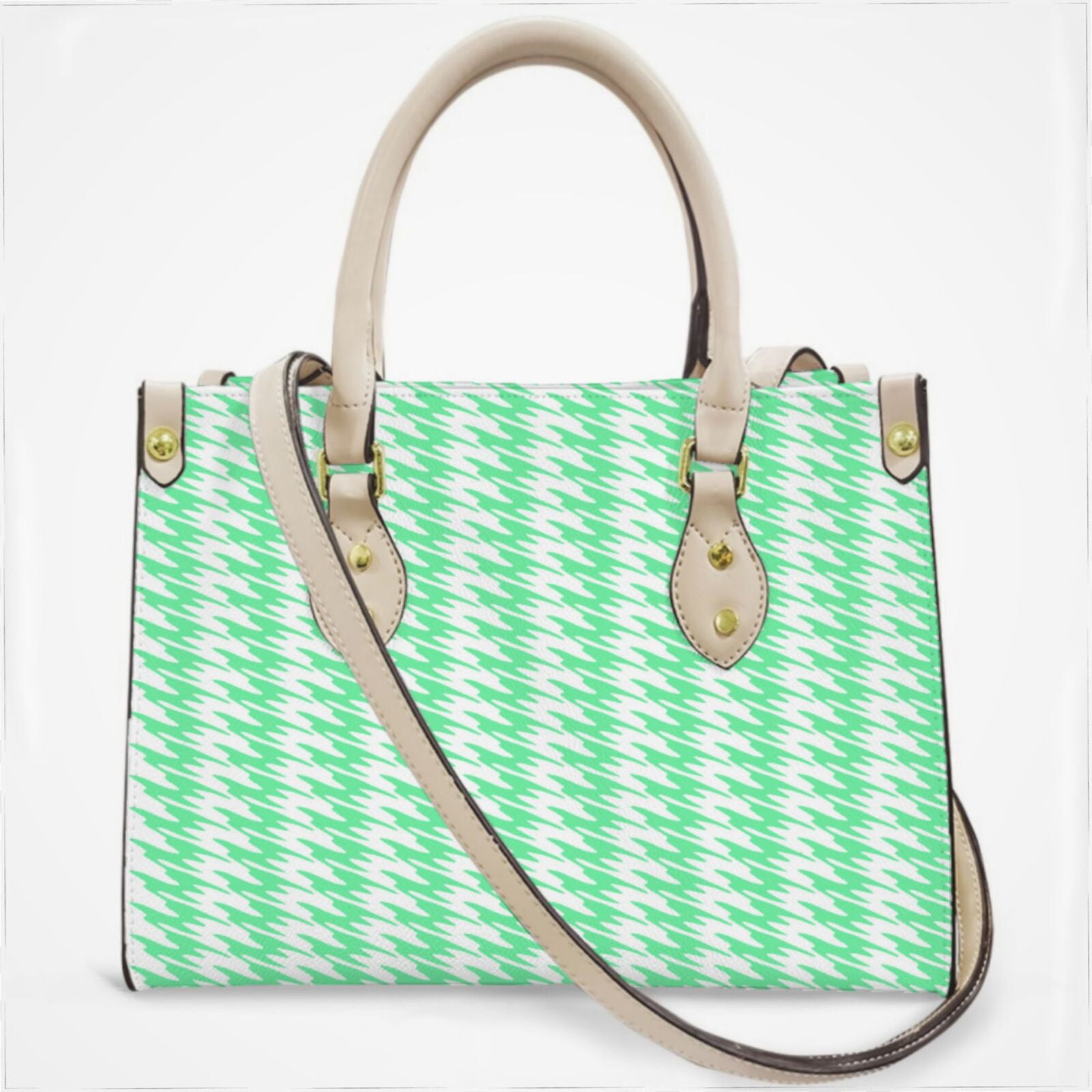 Aesthetic Sage Green And White Ripple Cross Body Bags For Women Small ...