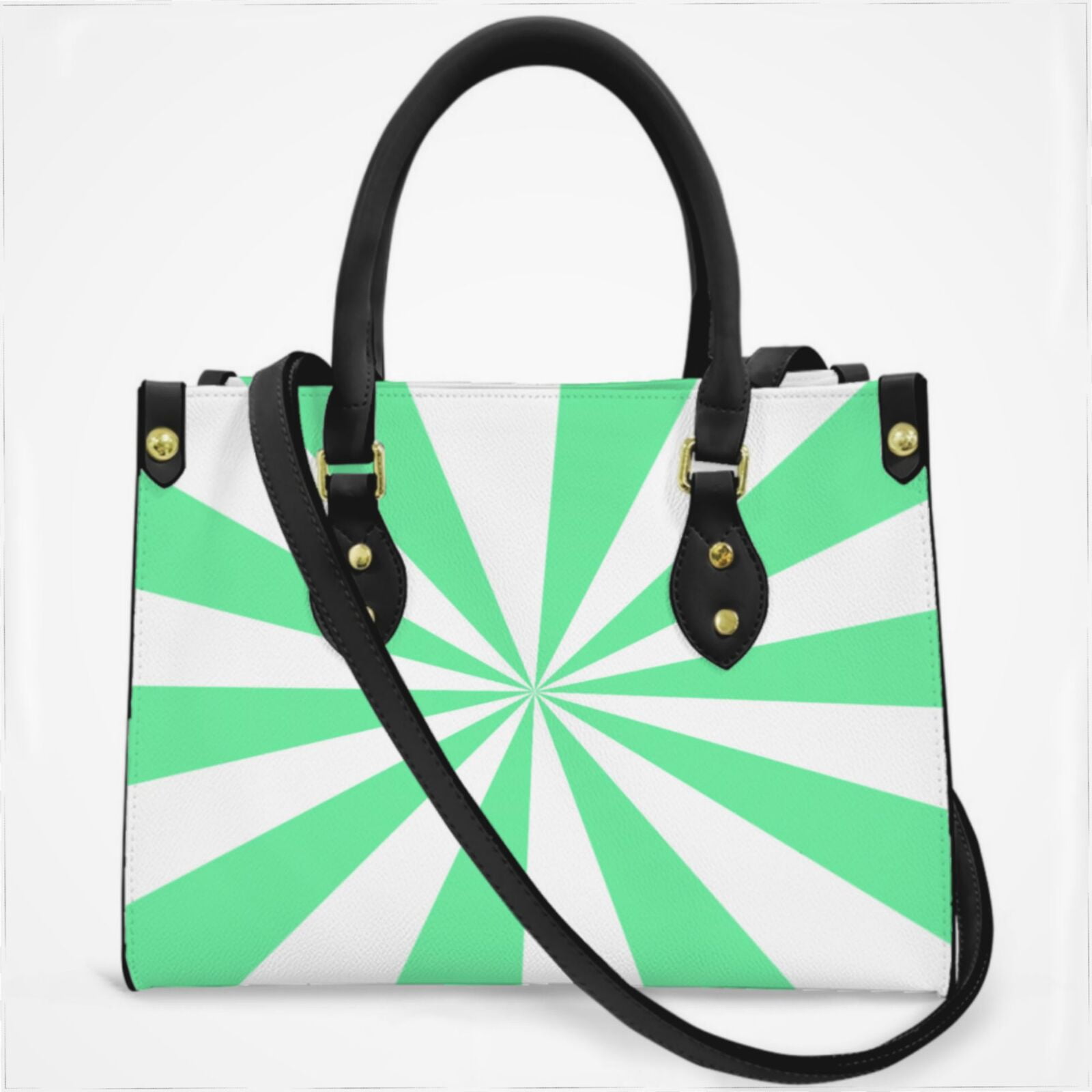 Aesthetic Sage Green And White Sunburst Cross Body Bags For Women Small ...