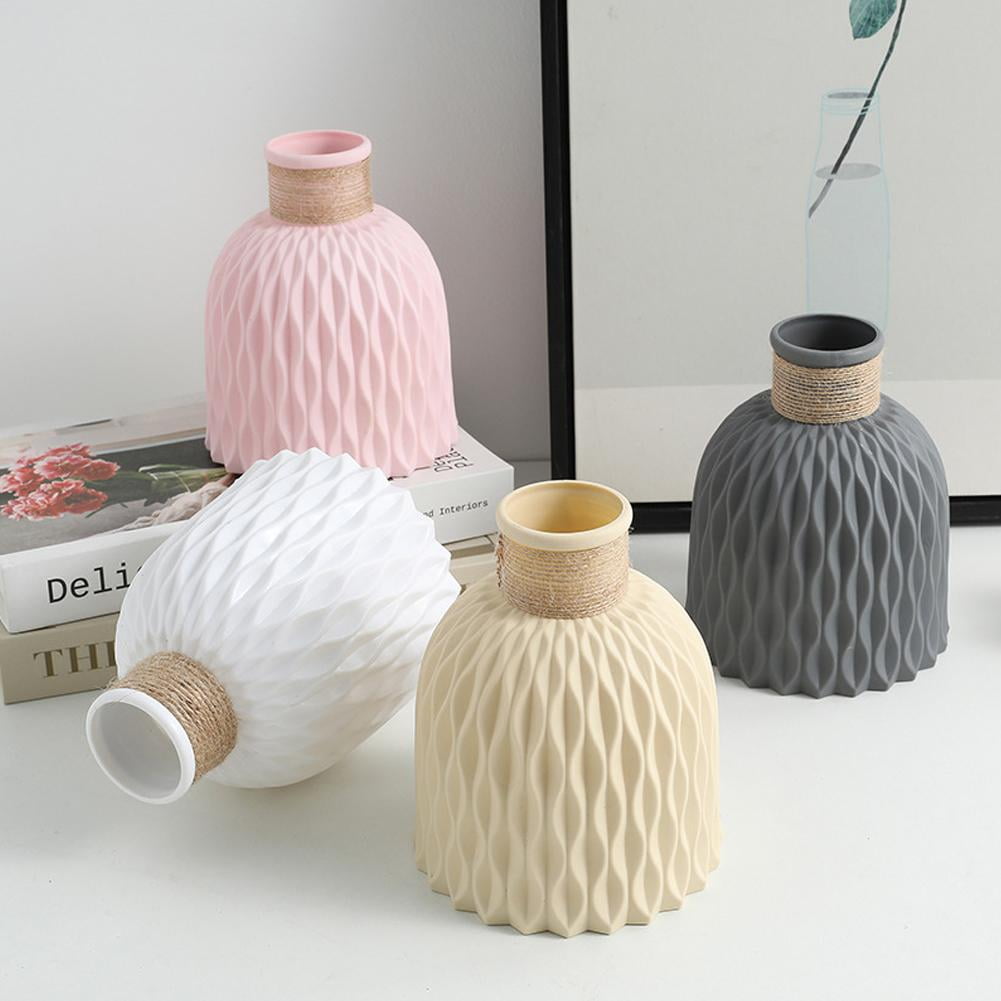 Aesthetic Scandinavian Plastic Vase Home Decor Flower Plastik Z7 Bunga ...