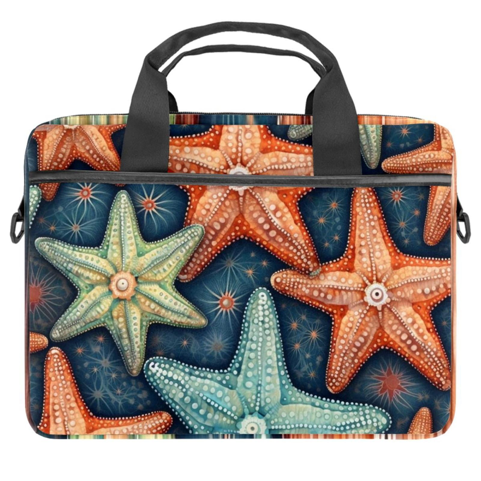 Aesthetic Sea Starfish Laptop Shoulder Messenger Bag Briefcase ...