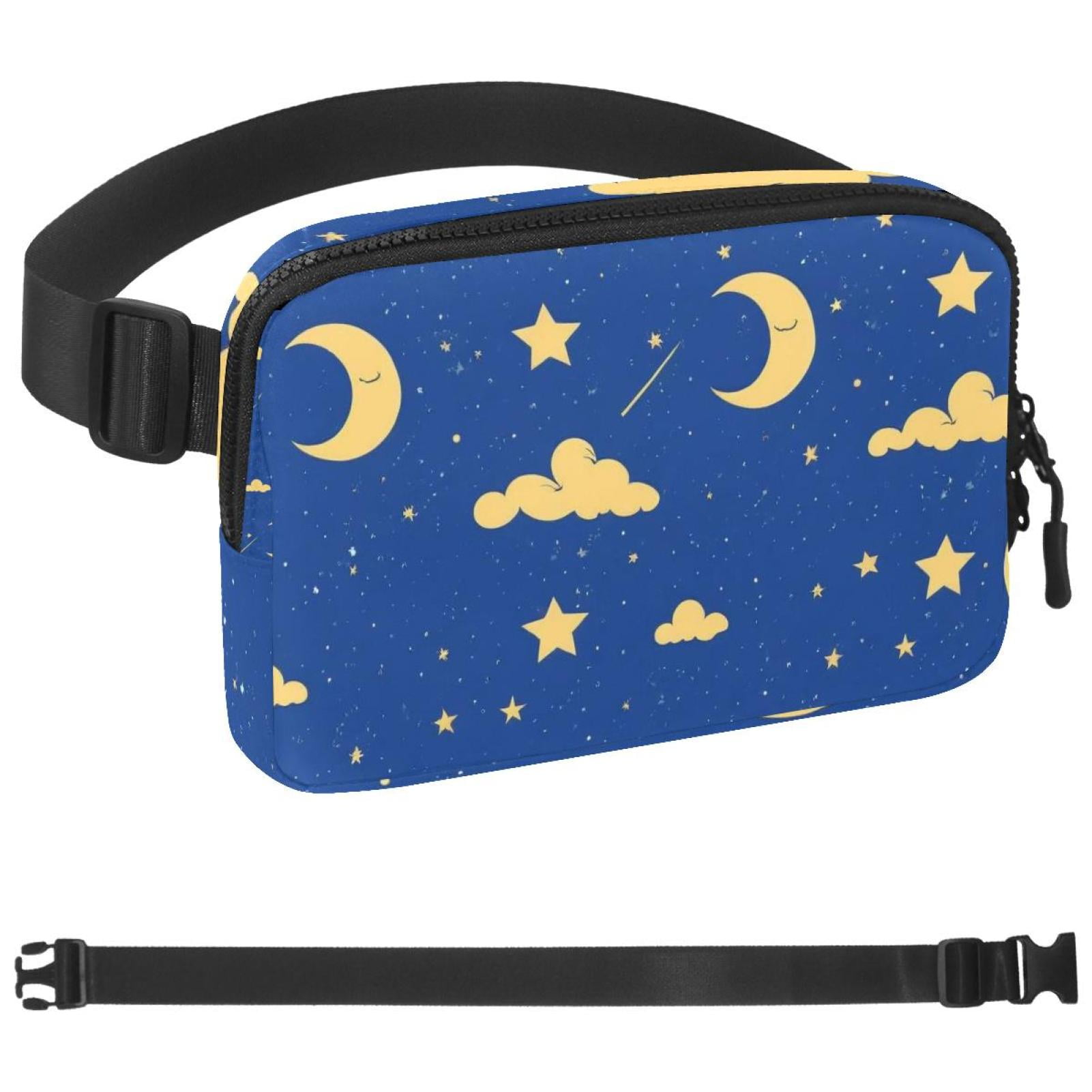 Aesthetic Stars and Moon Crossbody Fanny Pack for Men&Women,Belt Bag ...