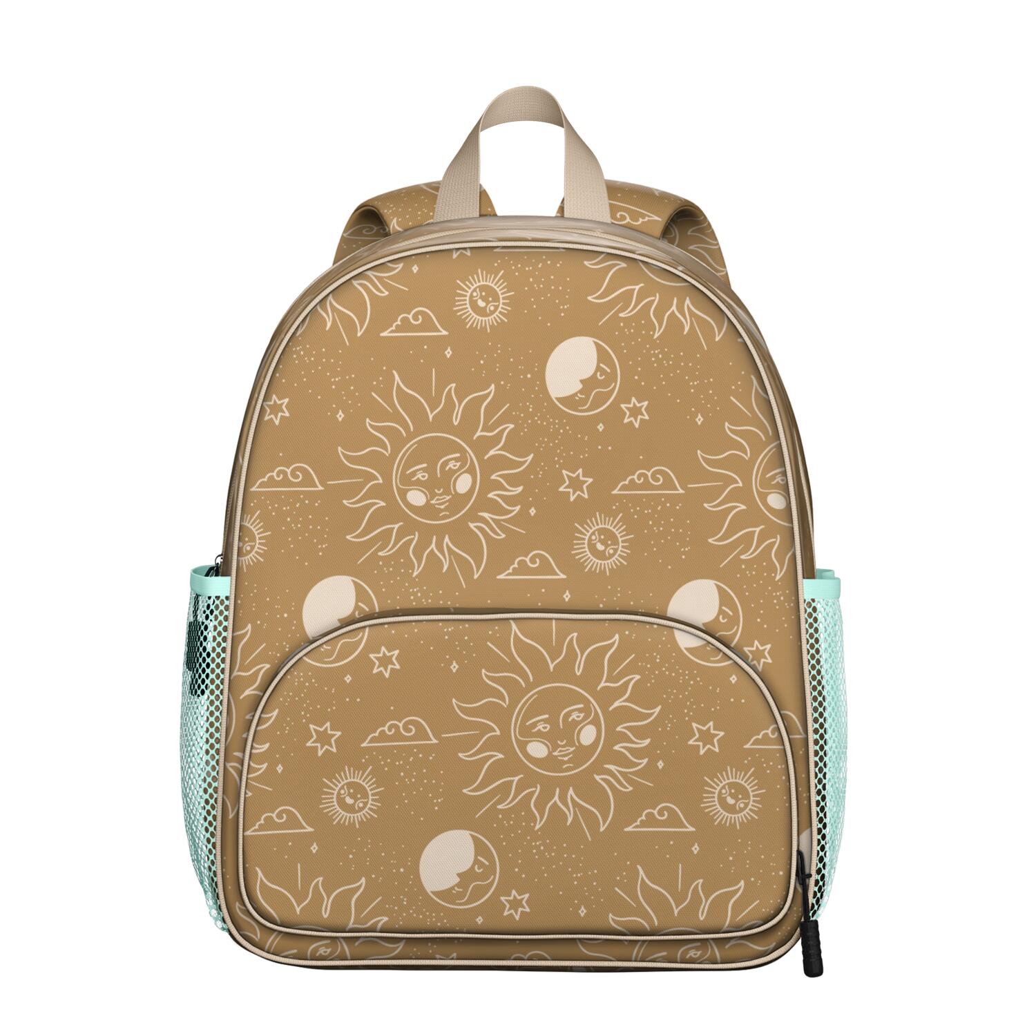 Aesthetic Student Backpack – Gothic Celestial Moon Astrology Print With ...