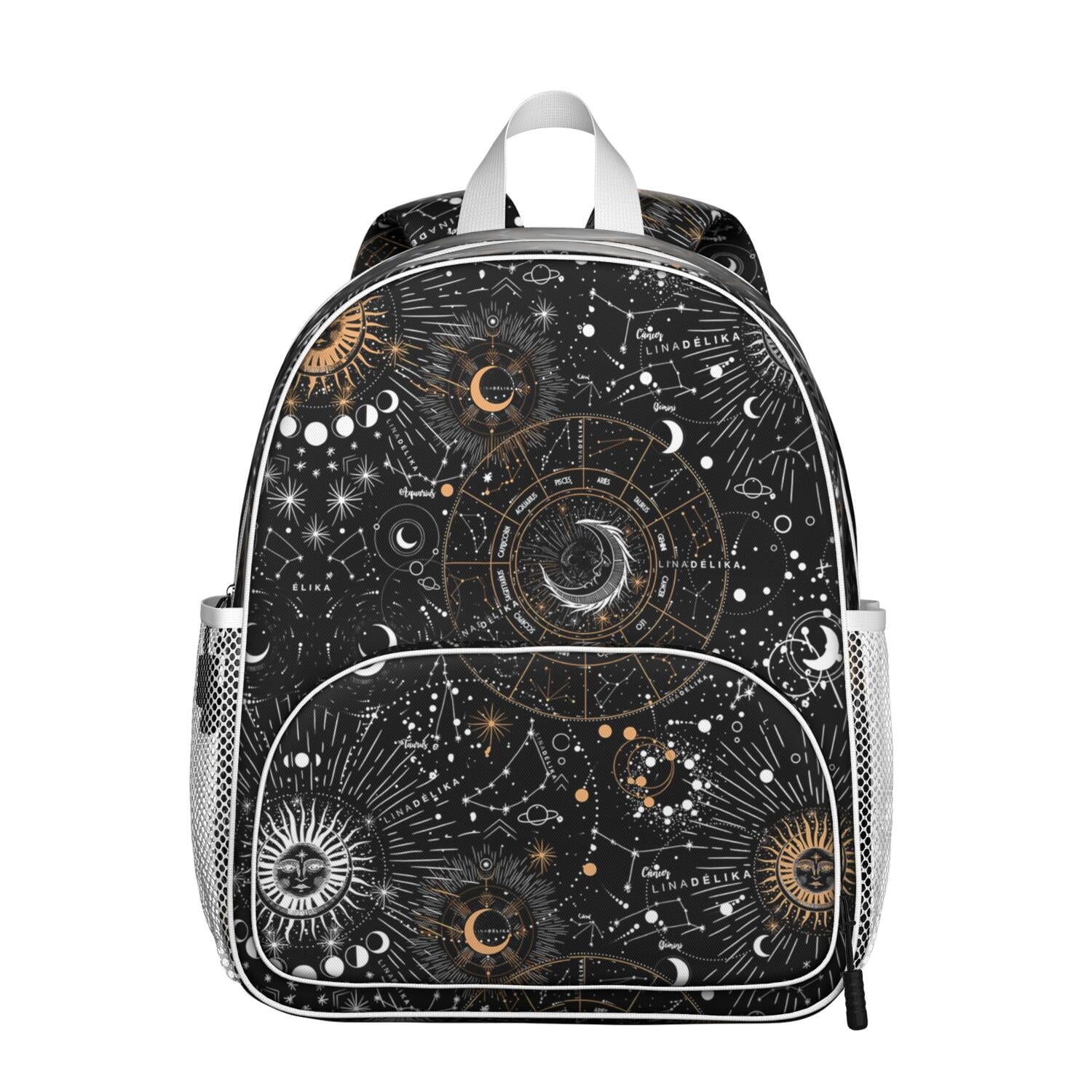 Aesthetic Student Backpack – Gothic Celestial Moon Starry Night ...