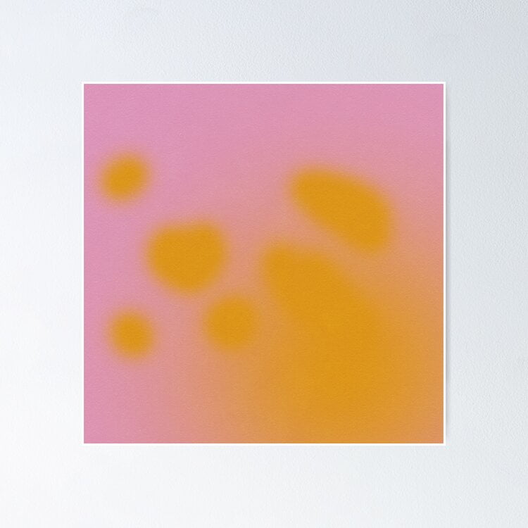 Aesthetic Subtle Cute Spots Gradient Pink and Orange Texture Paper ...