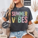 Aesthetic Summer Shirt Retro Beach Tee Pepper Graphic Shirt Vacation ...