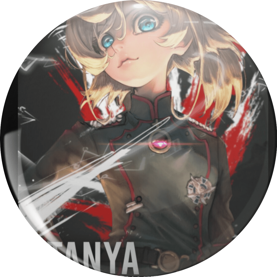Aesthetic Tanya Degurechaff Youjo Senki Pin Lapel Pin Brooch Steel Pins ...