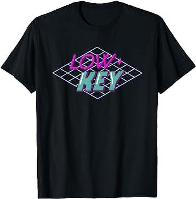Aesthetic Vaporwave - Low Key - 80s 90s Fashion Retro T-Shirt - Walmart.com