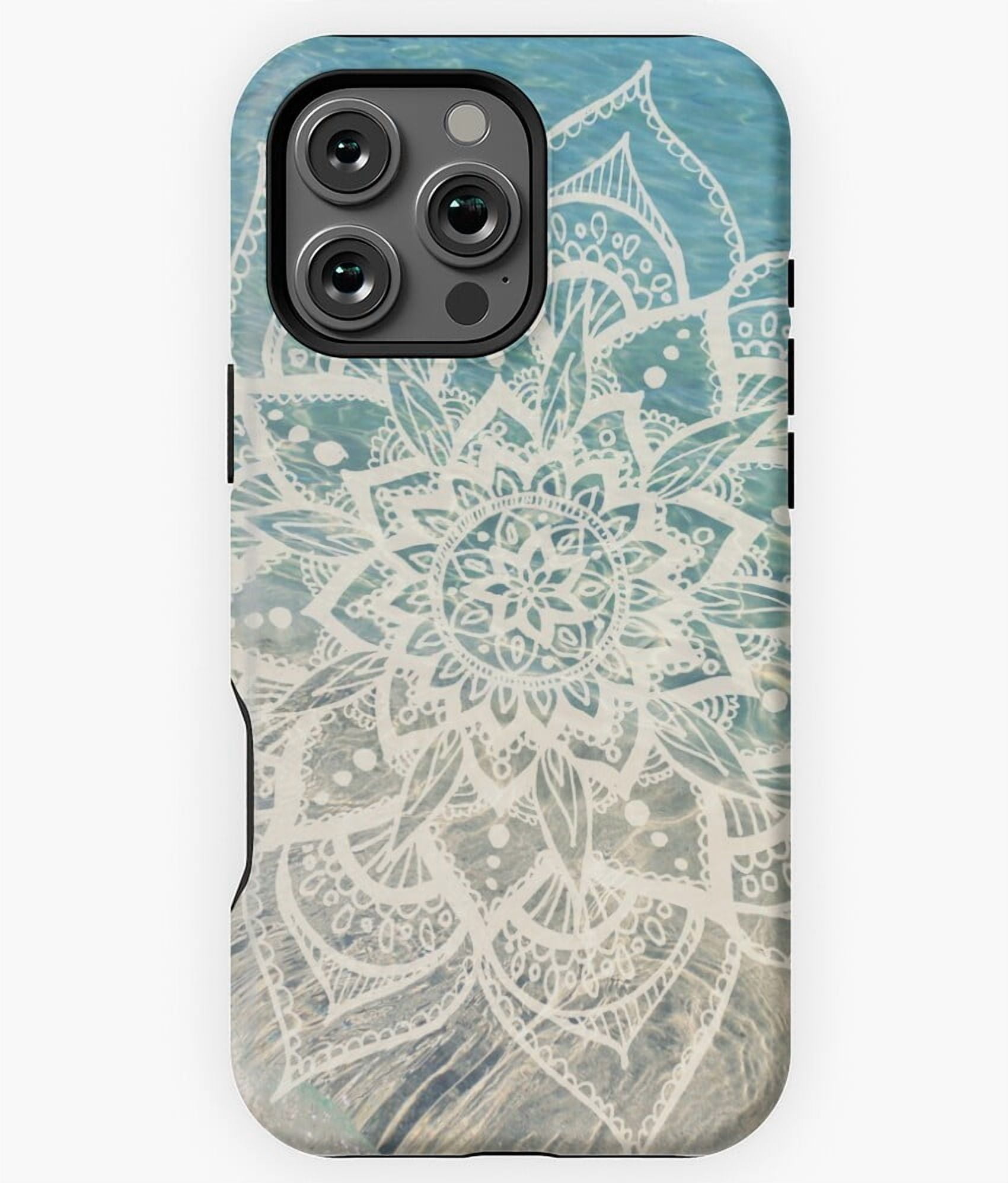 Aesthetic Water Mandala Art M20067 Phone case for iPhone 11 to 16 Pro ...