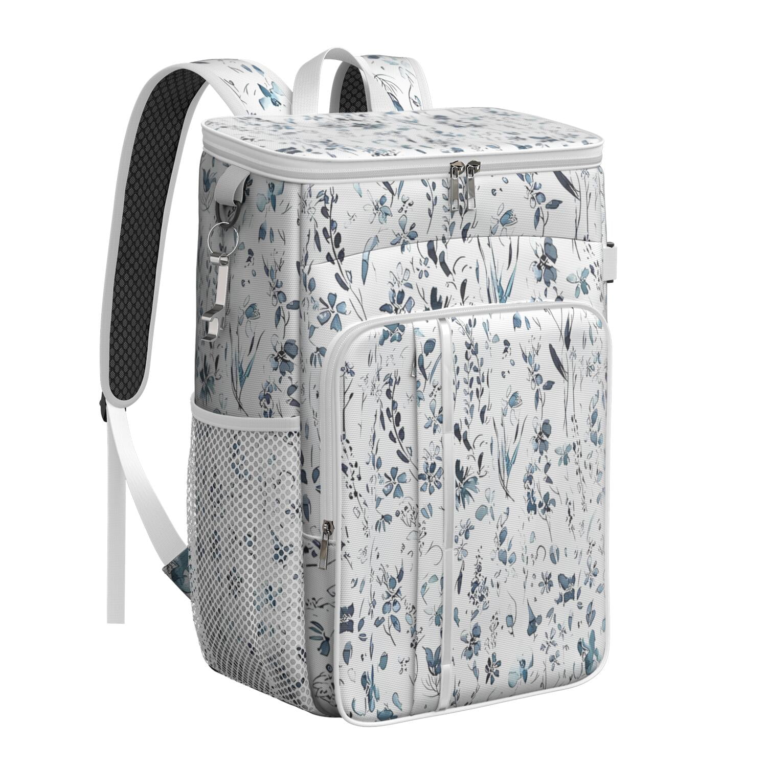 Aesthetic Watercolor Floral Insulated Backpack Cooler - 20L High ...