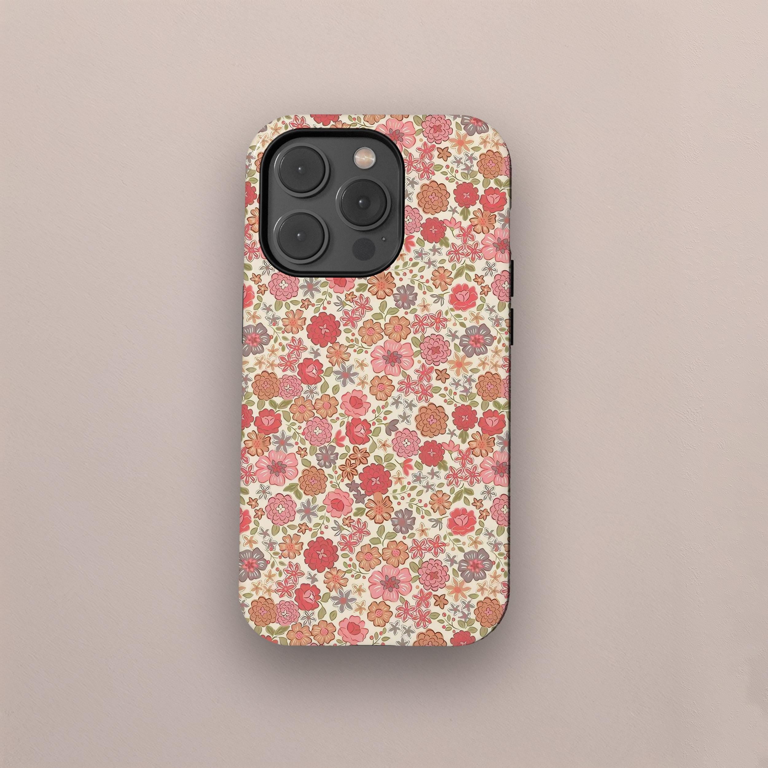 Aesthetic Wild Flower Girly Floral Phone Case for iPhone 17 11 12 13 14 ...