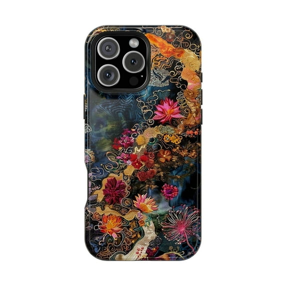 Aesthetic Wildflower Cottagecore Floral Phone Case for iPhone 17 16 15 ...