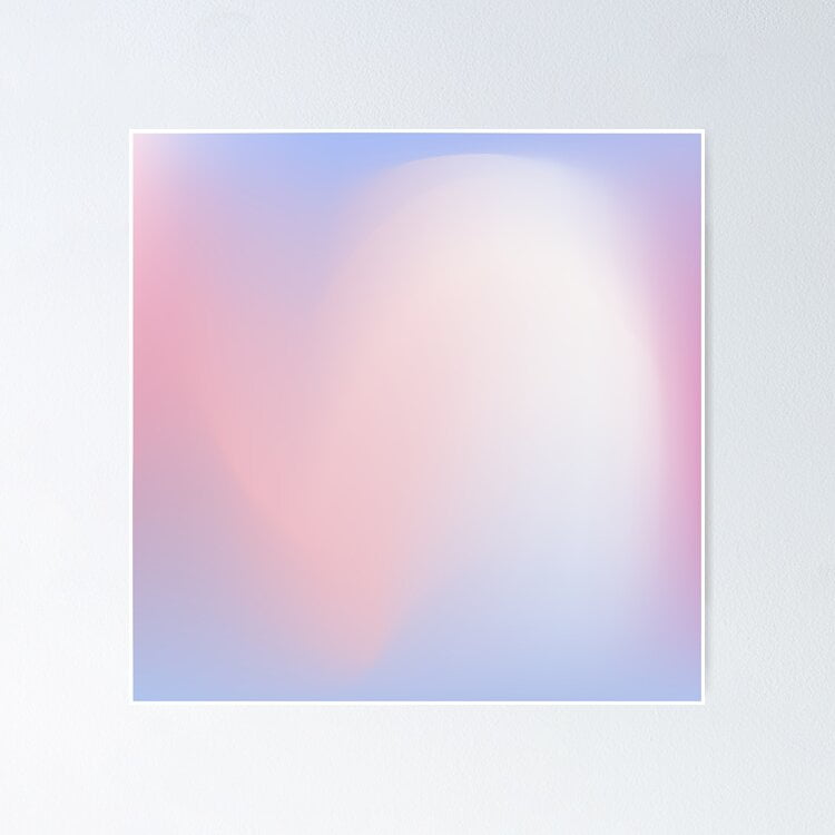 Aesthetic gradient UNFRAMED Poster, 12x18 - Walmart.com