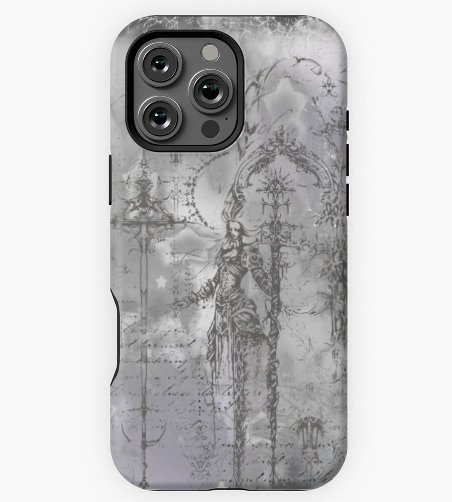 Aesthetic grey cybercore GA5663 Phone Case for iPhone 11 to 17 Pro Max ...