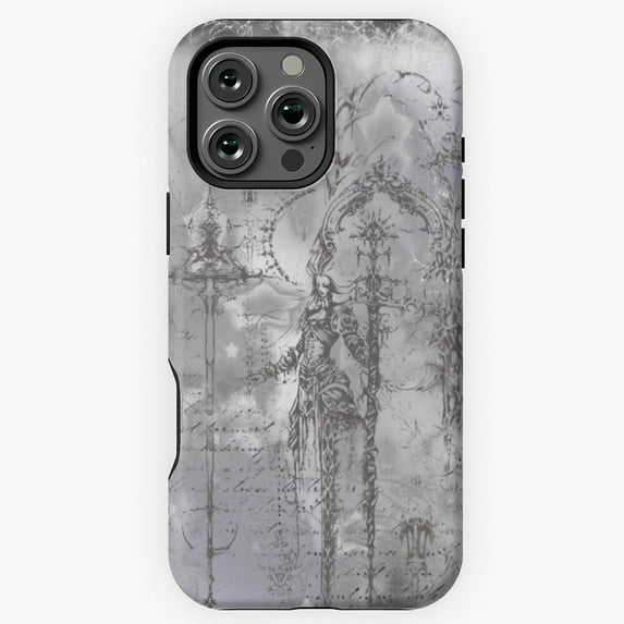 Aesthetic grey cybercore Phone Case for iPhone 16 15 14 13 12 11 Pro ...