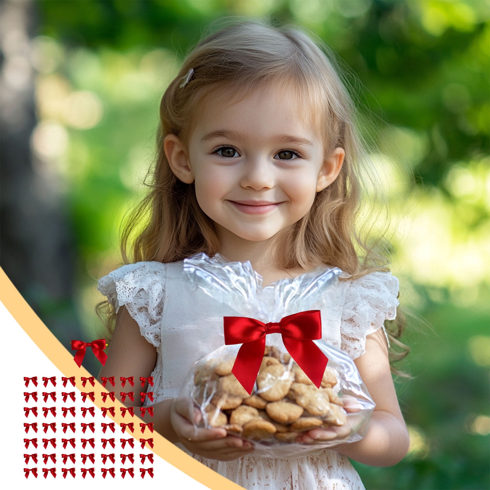 Aestivo Baking Cake Packaging Sealing Bow Ribbon, Multi Color Hand ...