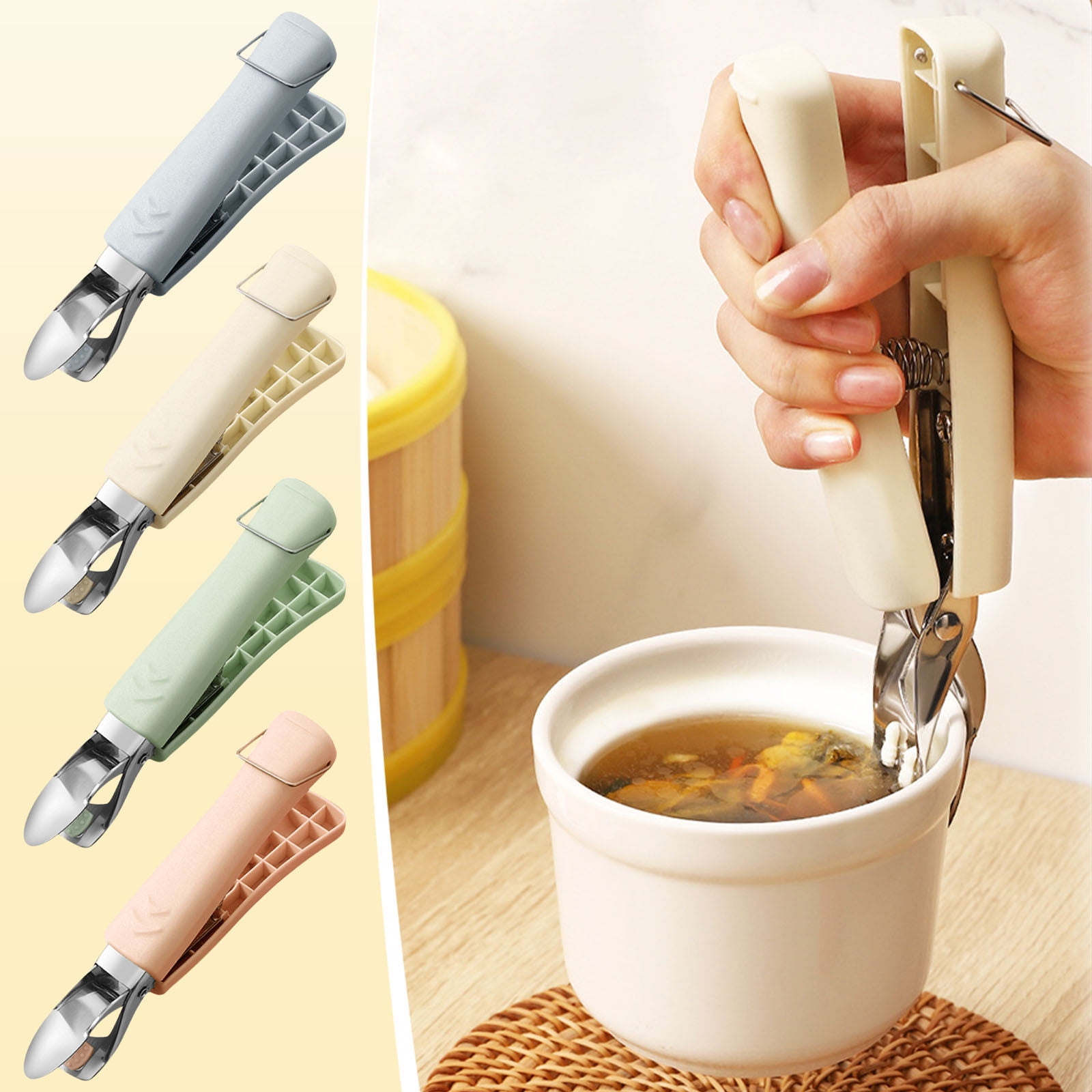 Aestivo High-Temperature Cutlery Clamp Kit, Non-Slip Bowl Clamps ...