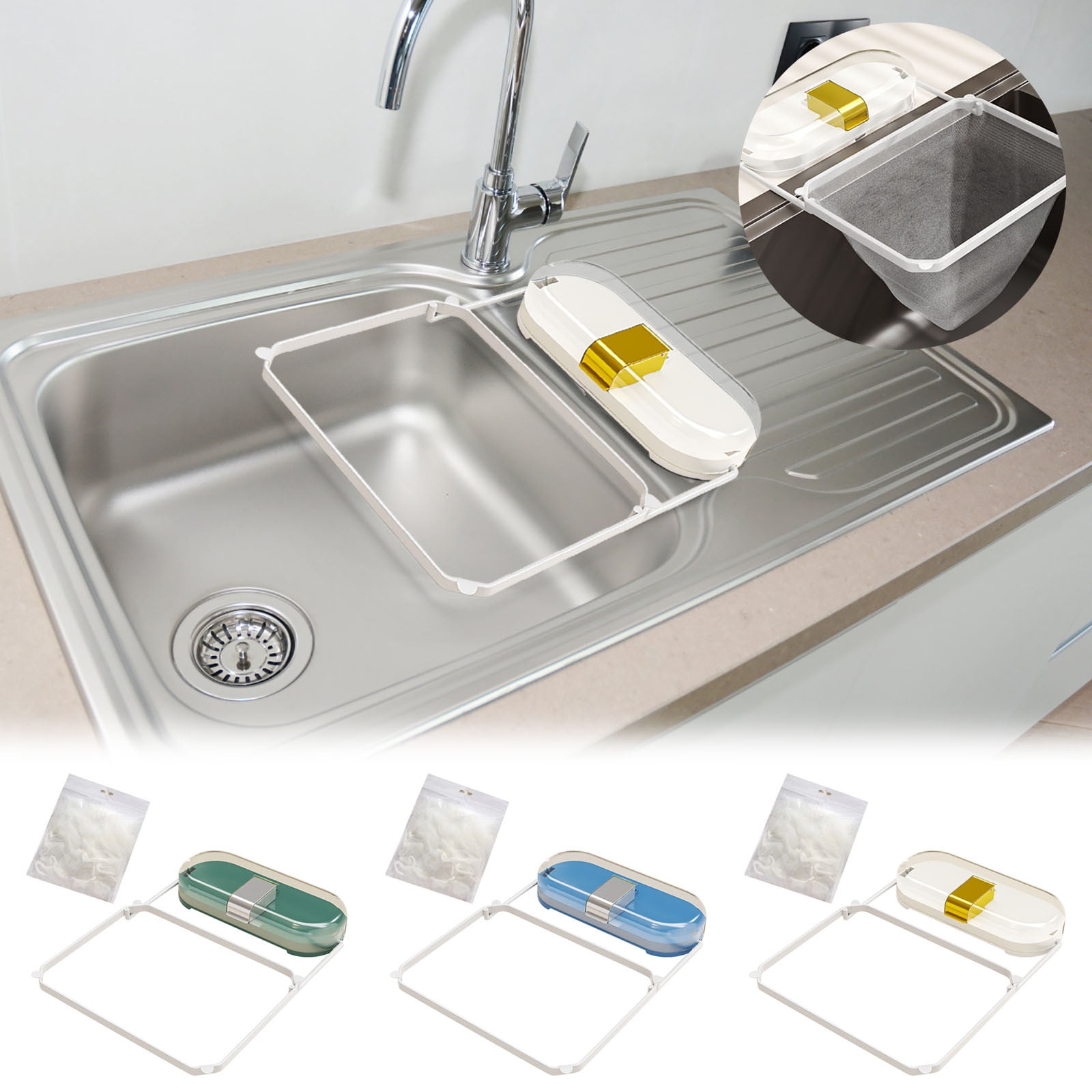 Aestivo Kitchen Sink Filter Mesh Frame, Suction Cup Type, Disposable ...