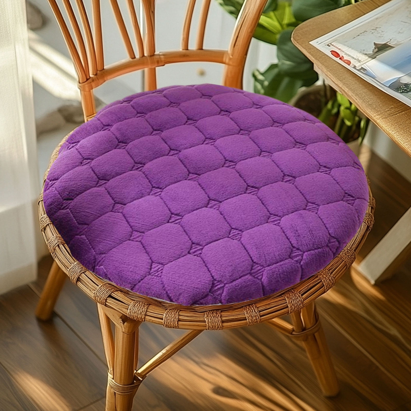 Aestivo Round Stool Seat Cushion, Plush Tatami Chair Padding, Floor ...