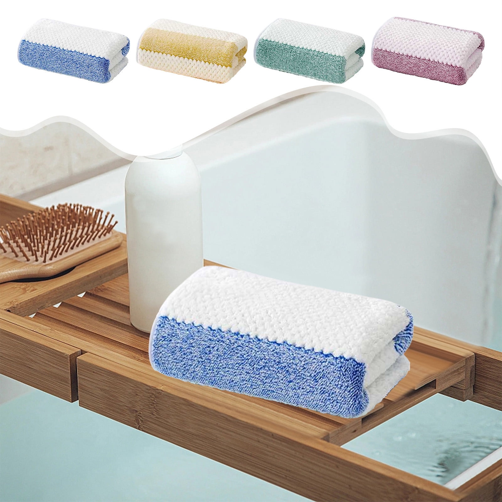 Aestivo Velvet Cloth Bathroom Kitchen Rag, Multi-Purpose Hand Use ...