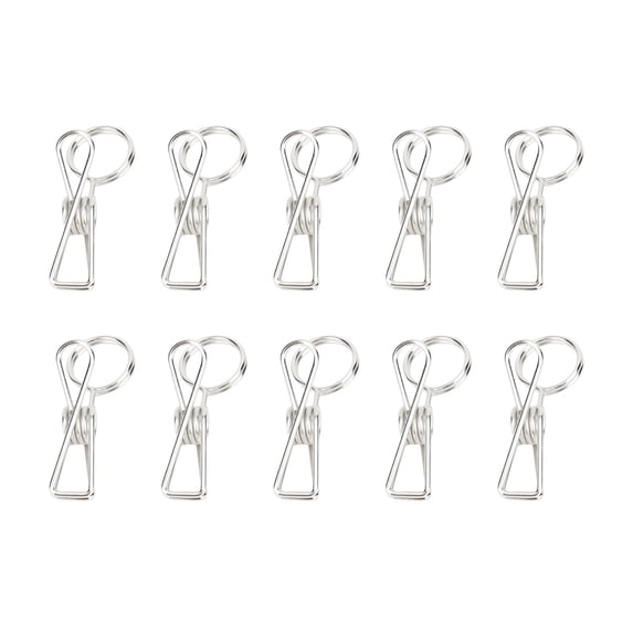 Aestri 10Pcs Table Card Clips Reusable Metal Desktop Number Menu ...